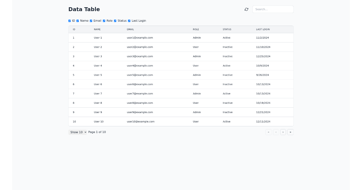 App Shell - Free React, Tailwind Component