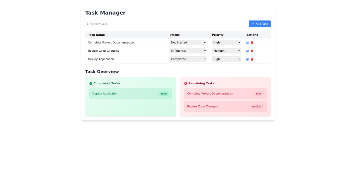 Excel Table - Free React, Tailwind Component