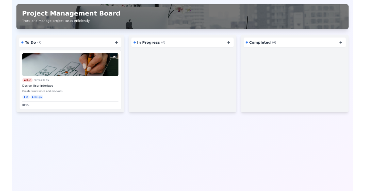 React Tailwind Minimalist Task Data Modal Component
