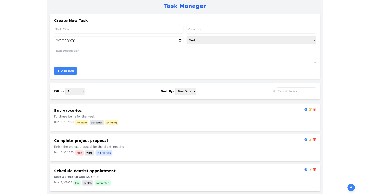 Crea un Gestor de Tareas en React con Tailwind CSS
