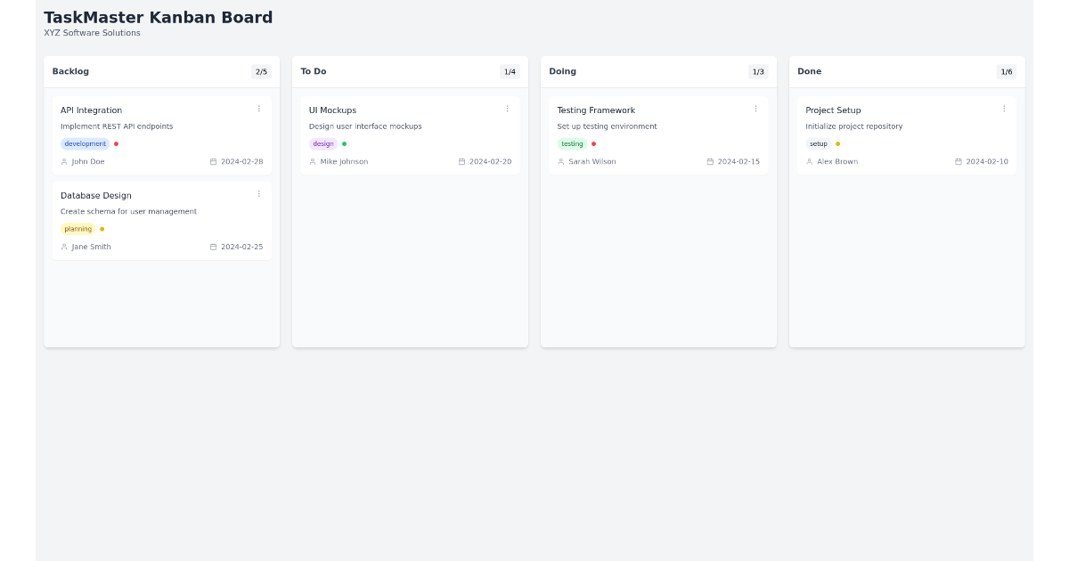 Initial Tasks - Free React, Tailwind Component