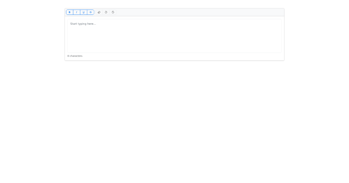 Rich Text Editor - Free Html, Bootstrap Component