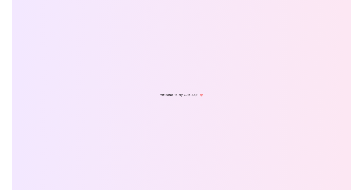 Cute Text Header - Free React, Tailwind Component