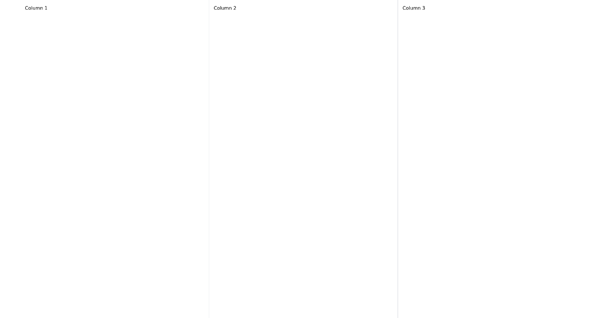 Three Column Layout - Free React, Tailwind Component