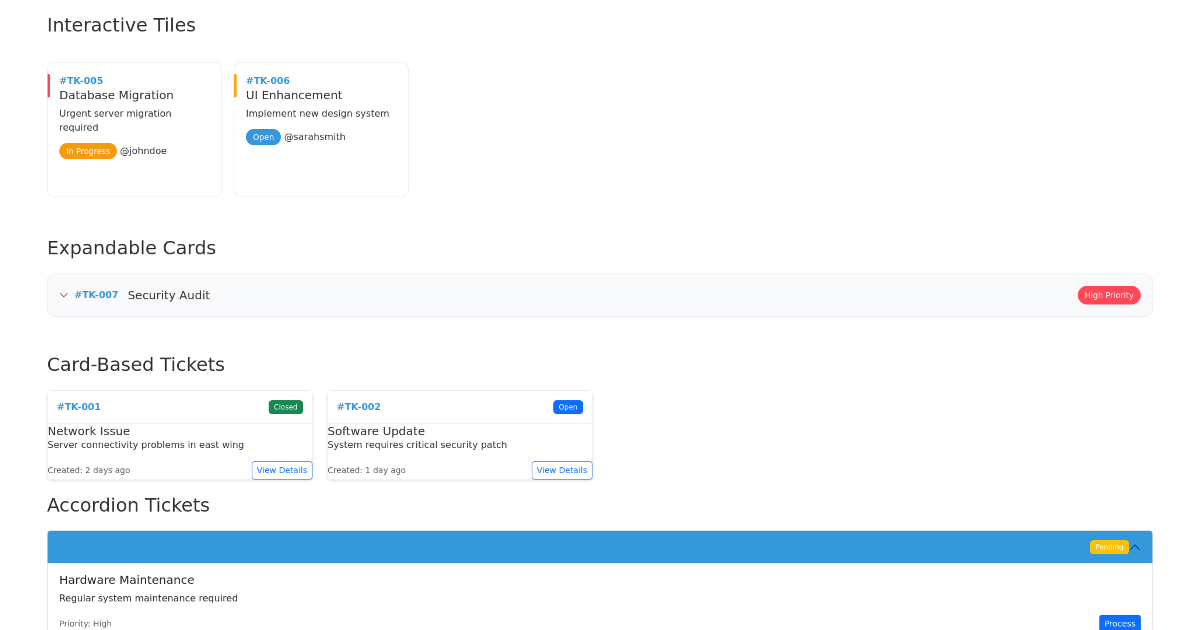 Ticket Management Dashboard Free Html Bootstrap Component