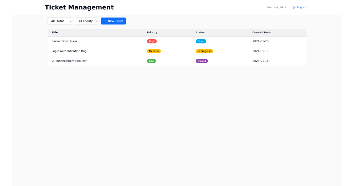 Ticket Page - Free React, Tailwind Component