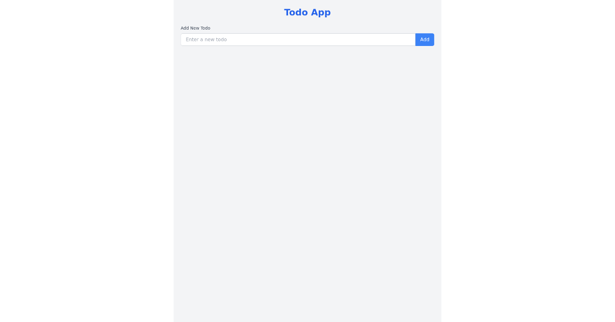 Todo App - Free React, Tailwind Component