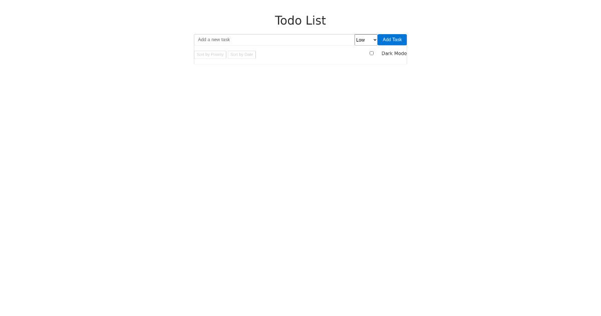 Advanced Todo List - Free Html, Bootstrap Component