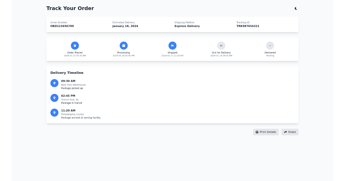 Default Component - Free React, Tailwind Component