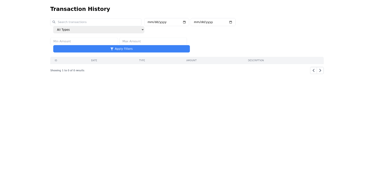 Transaction Manager - Free React, Tailwind Component