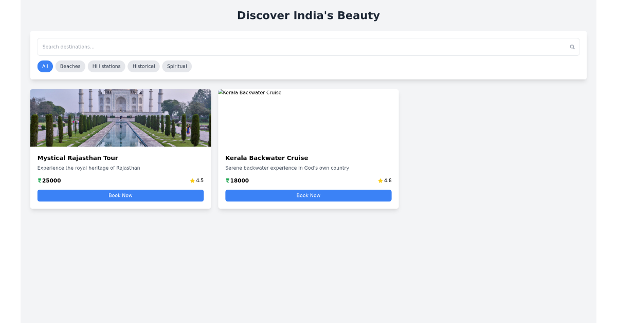Popular Destinations - Free React, Tailwind Component