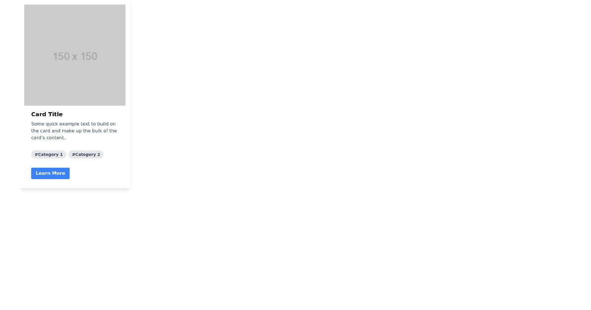 Card Component - Free React, Tailwind Component