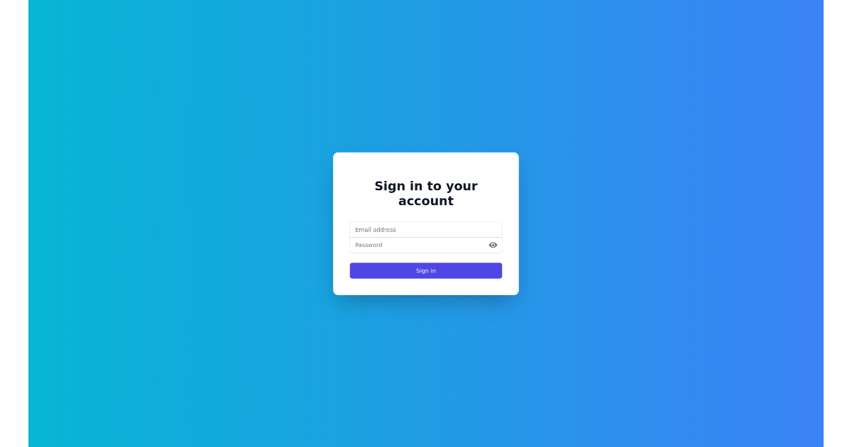 Login Page - Free React, Tailwind Component