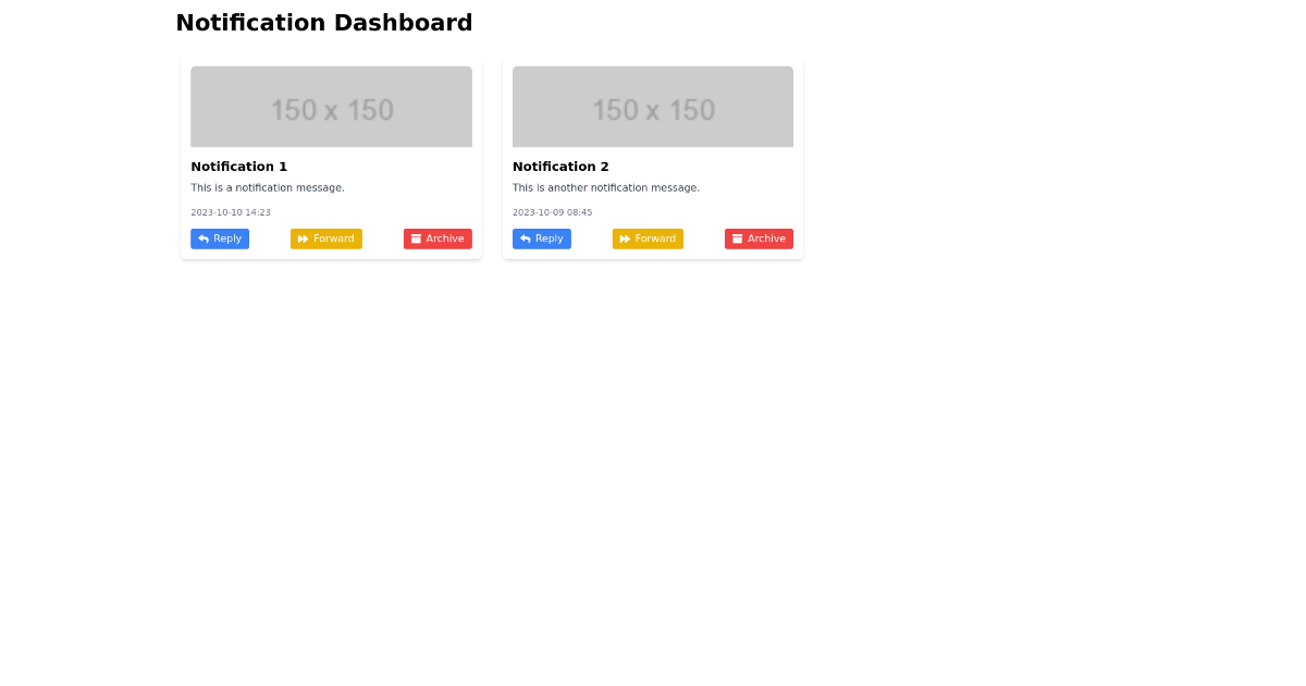 Notifications - Free React, Tailwind Component