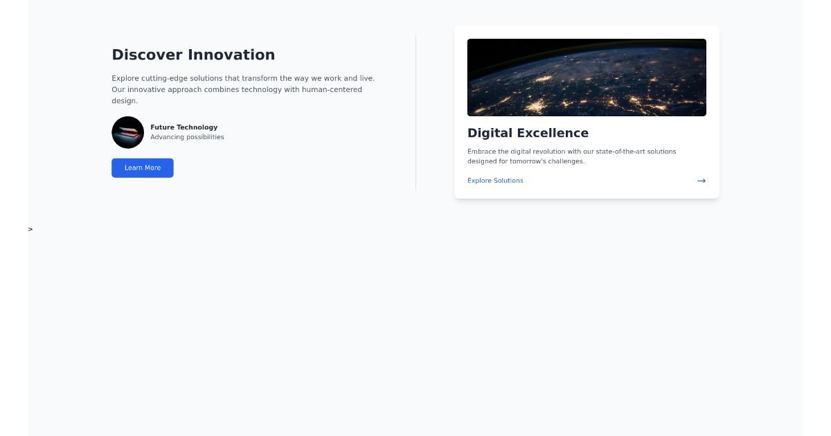 Vertical Content Divider - Free Html, Tailwind Component