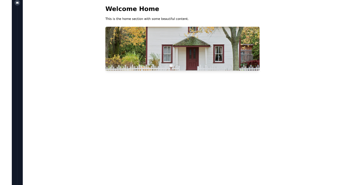 Modern Vertical Navigation Bar with React and Tailwind CSS