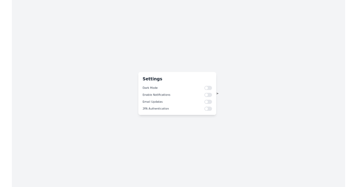 Vertical Switch Group - Free Html, Tailwind Component