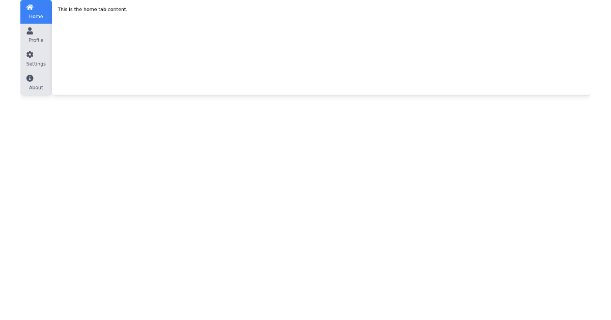 React Vertical Tabs with Tailwind CSS - Stylish & Detailed