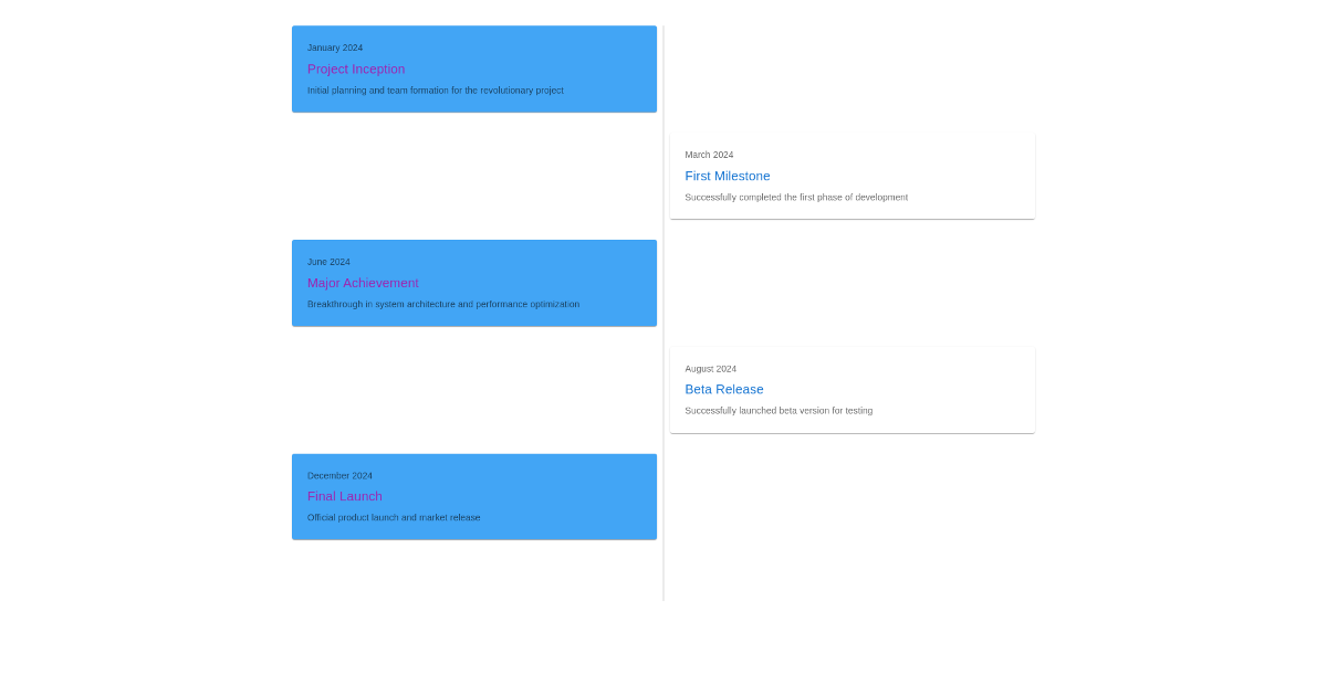 Timeline Container - Free React, Mui Component