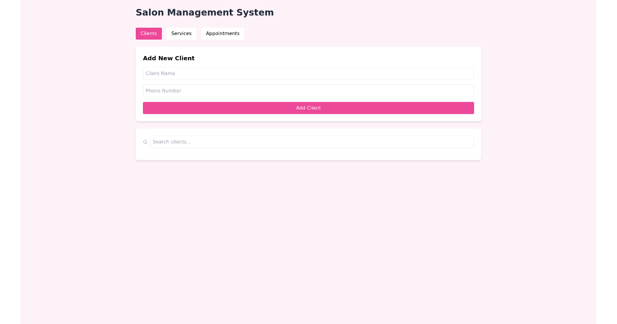 Appointment System - Free React, Tailwind Component