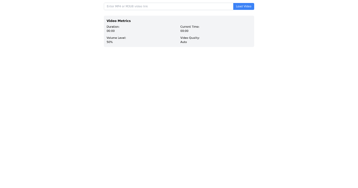 Video Player - Free React, Tailwind Component