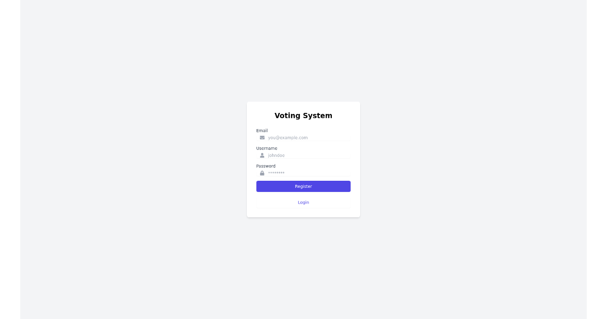 Voting System - Free React, Tailwind Component