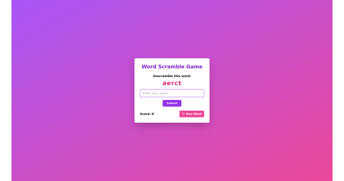 Words - Free React, Tailwind Component
