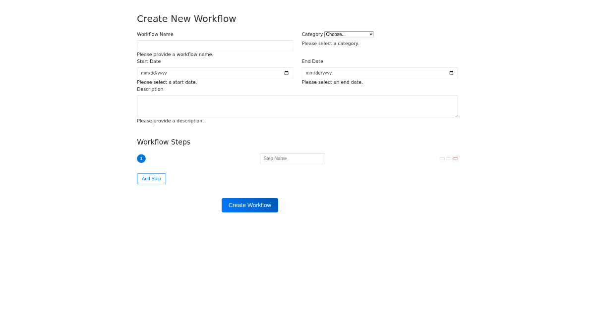 Workflow Creator Component - Free Html, Bootstrap Component