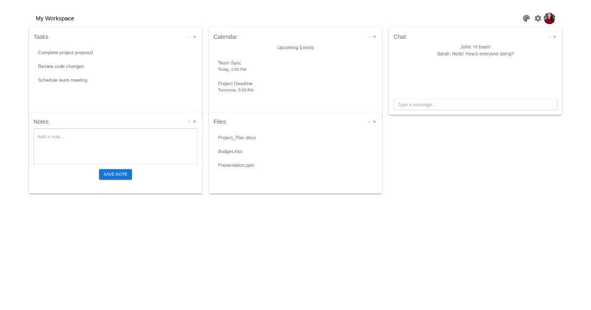 Workspace Wrapper - Free React, Mui Component