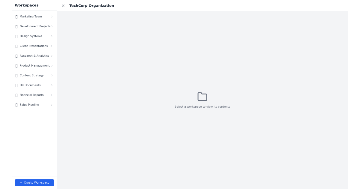 Workspace Mock Data - Free React, Tailwind Component
