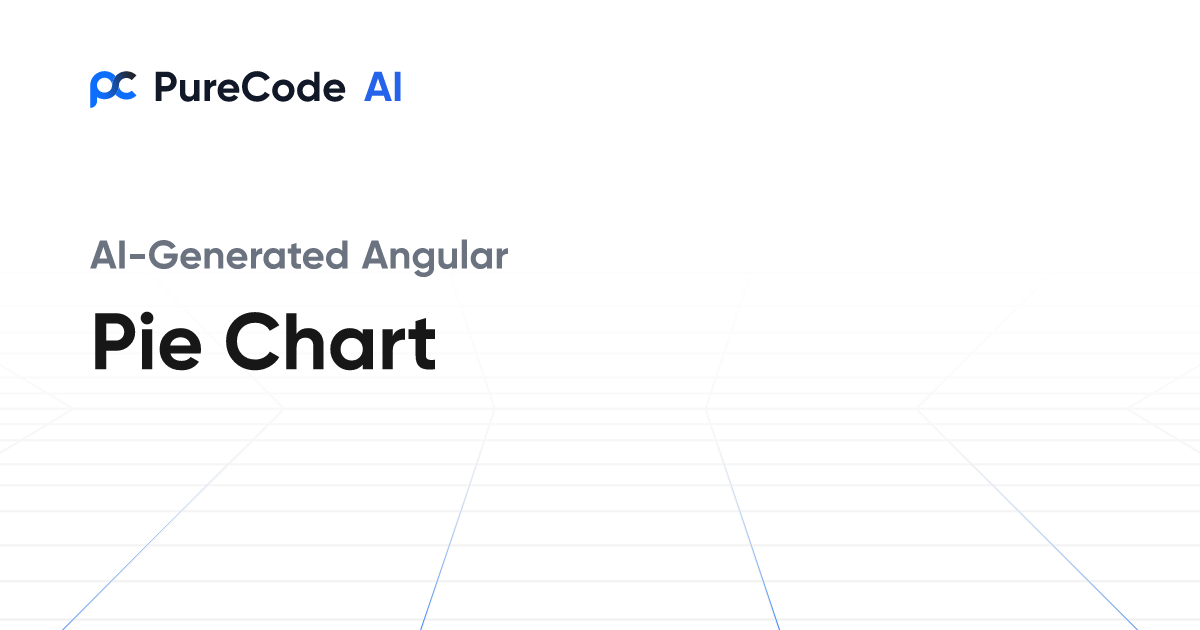 Build Great Angular Pie chart Components Faster Using AI Tools Build Great Angular Pie chart Components Faster Using AI Tools