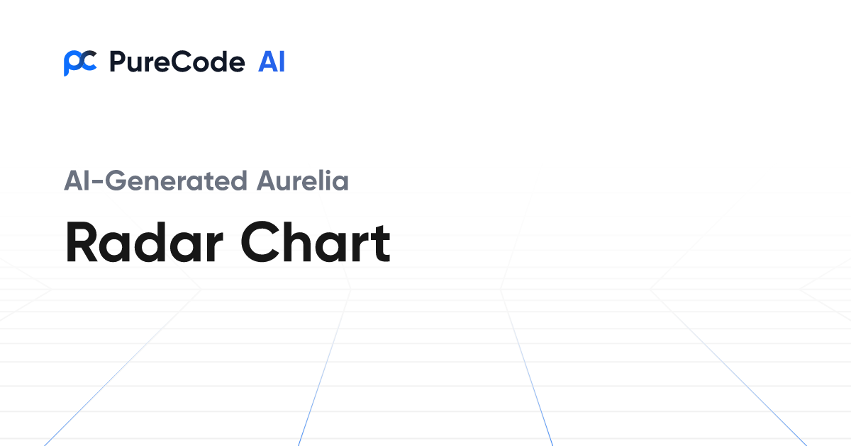 Build Great Aurelia Radar Chart Components Faster Using Ai Tools