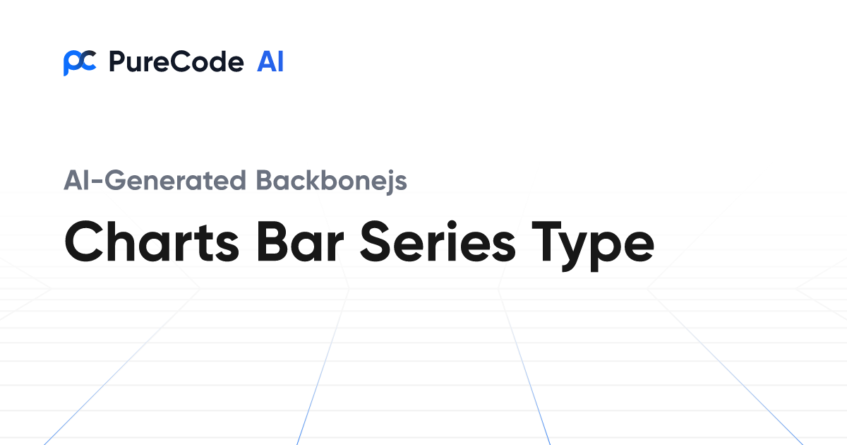 Deploy BackboneJS Charts Bar Series Type Fast with AI