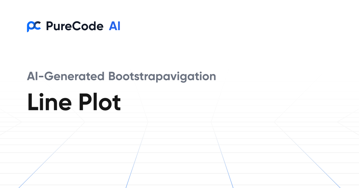 Build Great Bootstrapavigation Line Plot Components Faster Using Ai Tools