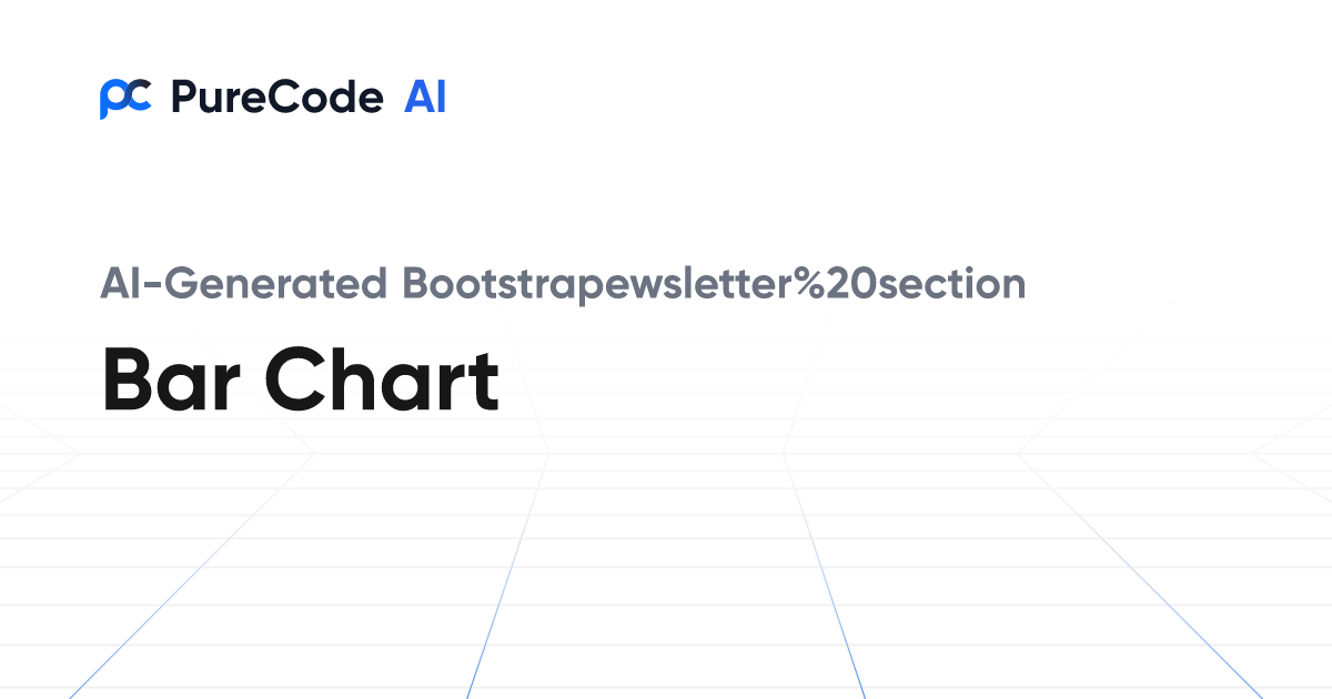 Build Great Bootstrapewsletter section Bar chart Components Faster ...