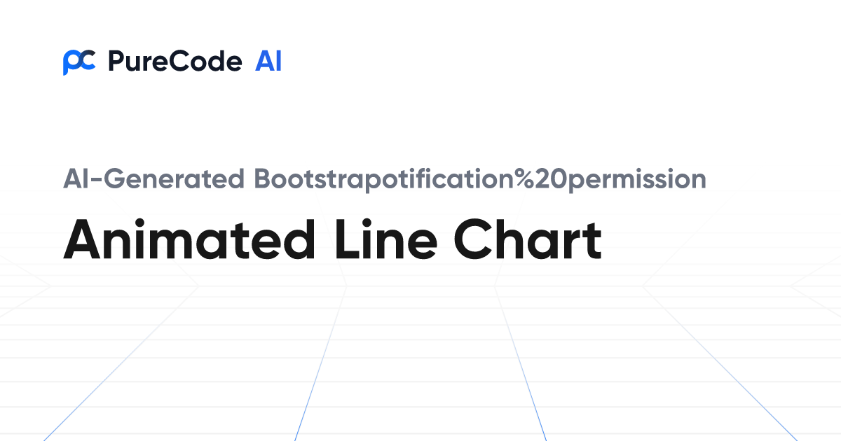 Build Great Bootstrapotification20permission Animated Line Chart