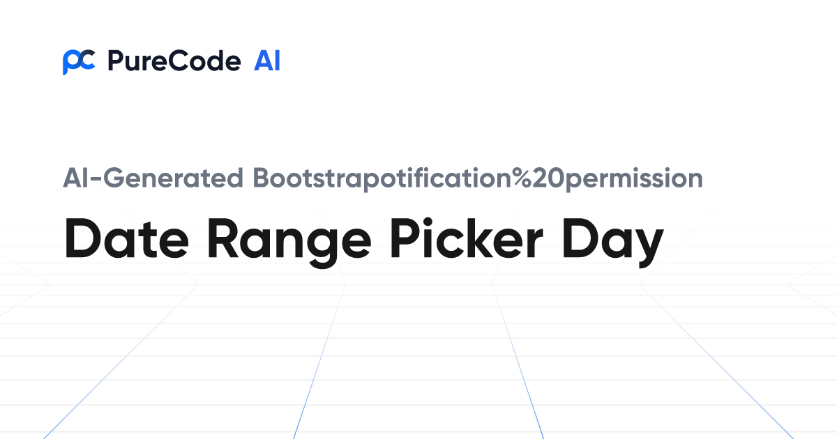 Build Great Bootstrapotification20permission Date Range Picker Day