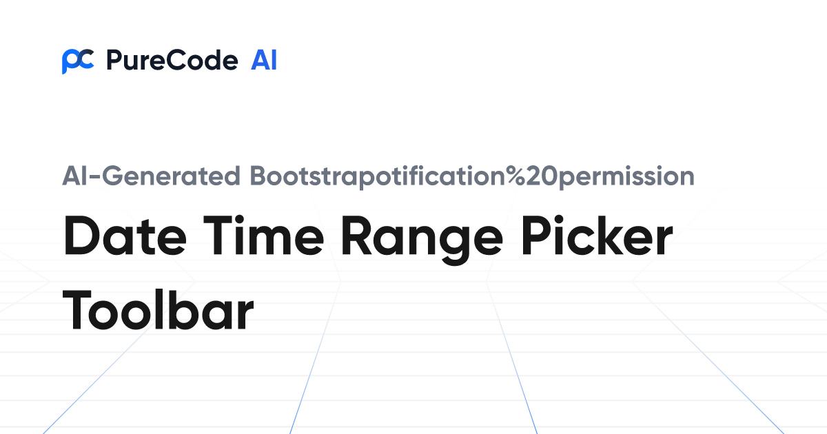 Build Great Bootstrapotification20permission Date Time Range Picker 0615
