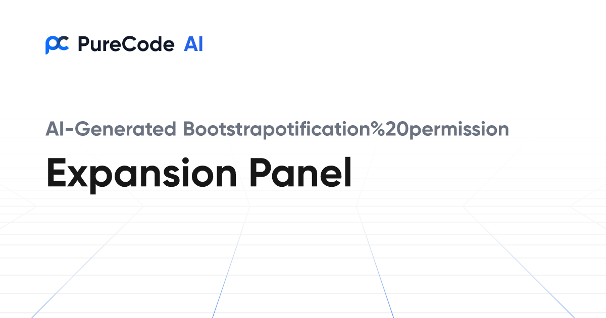 Build Great Bootstrapotification Permission Expansion Panel Components