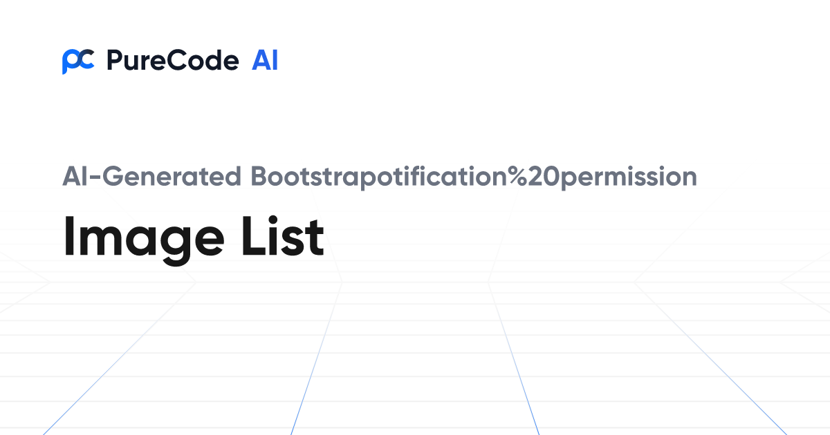 Build Great Bootstrapotification 20permission Image List Components