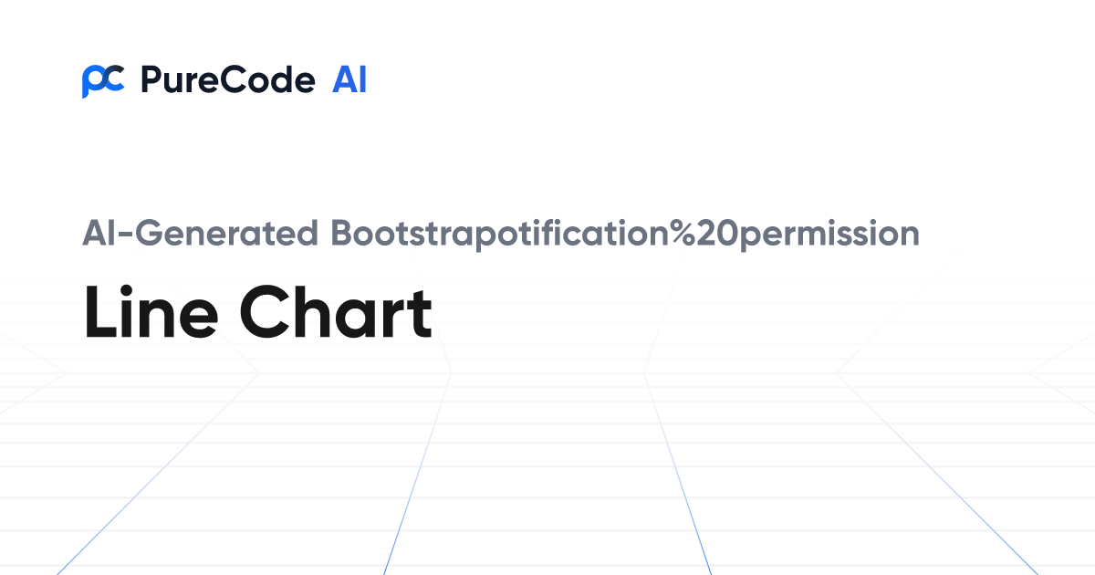 Build Great Bootstrapotification20permission Line Chart Components