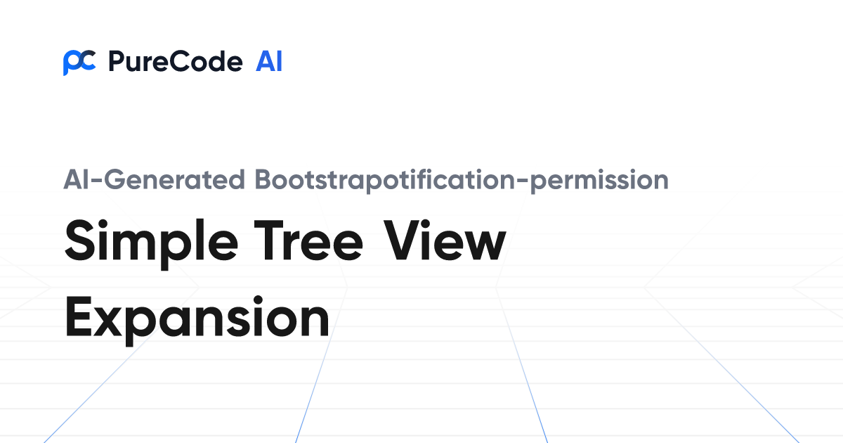 Build Great Bootstrapotification Permission Simple Tree View Expansion