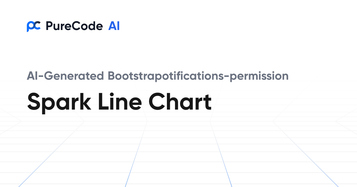 Build Great Bootstrapotifications Permission Spark Line Chart