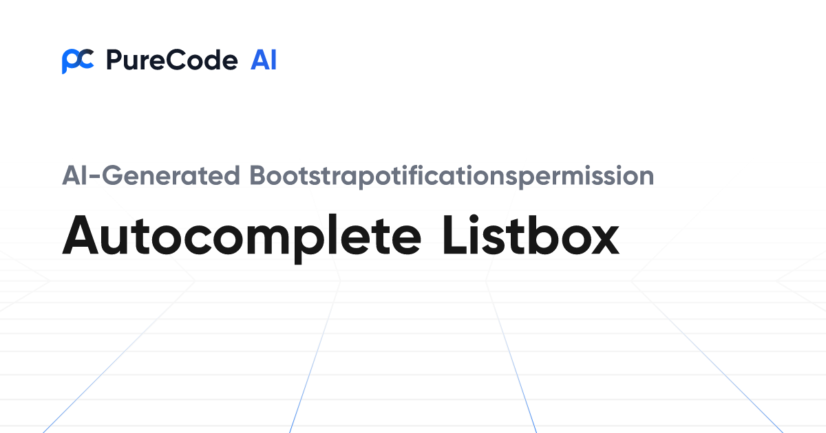Build Great Bootstrapotificationspermission Autocomplete listbox ... Build Great Bootstrapotificationspermission Autocomplete listbox ...