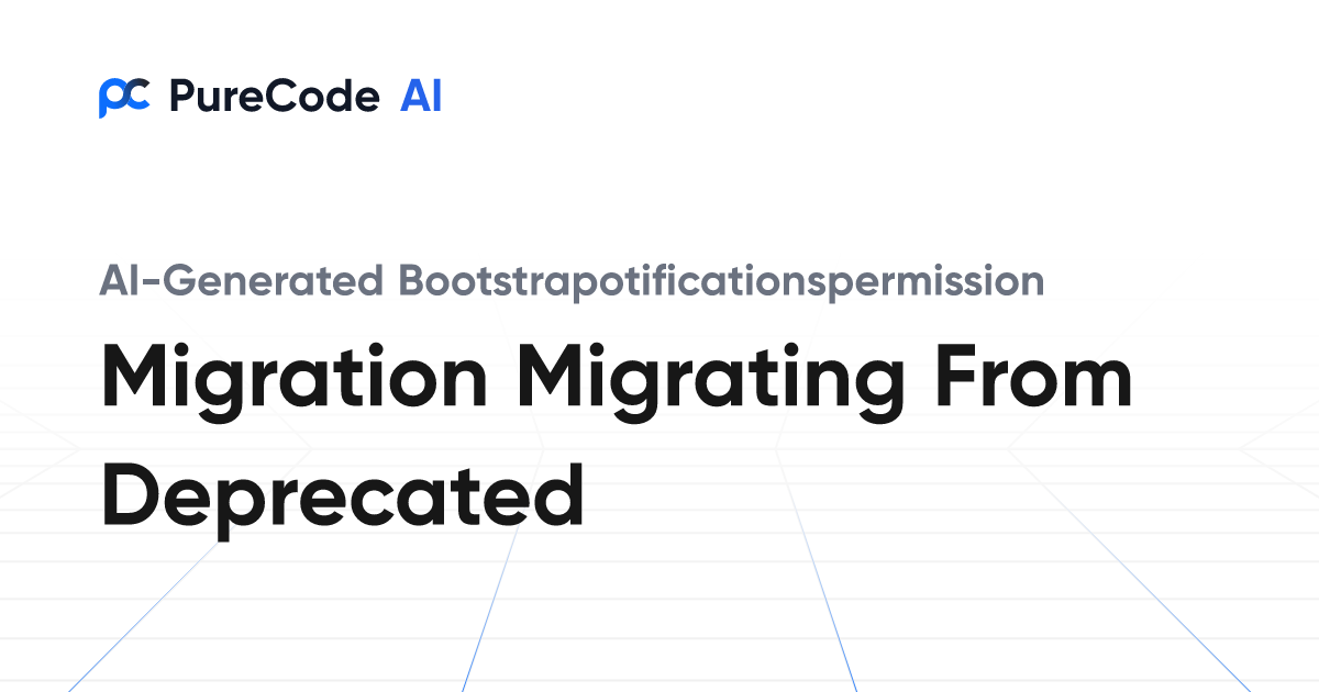 Build Great Bootstrapotificationspermission Migration Migrating From
