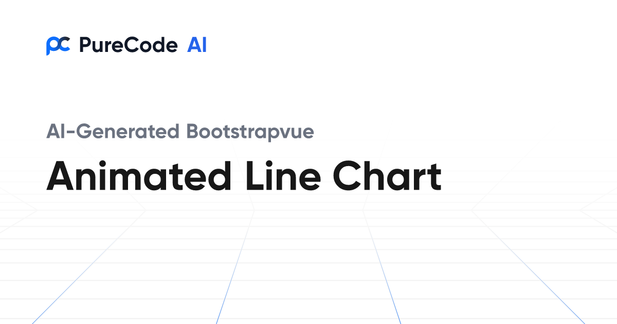 Implement Bootstrapvue Animated Line Chart Fast Using AI Implement Bootstrapvue Animated Line Chart Fast Using AI