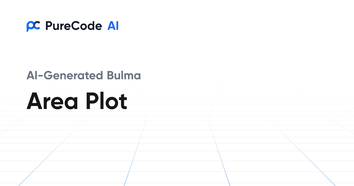Build Great Bulma Area plot Components Faster Using AI Tools