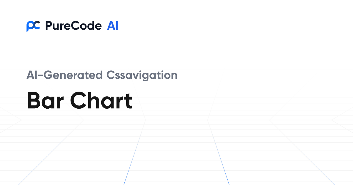 Build Great Cssavigation Bar Chart Components Faster Using Ai Tools