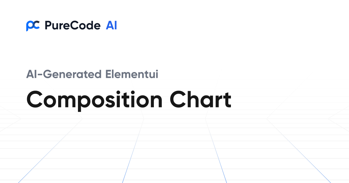 Develop Element UI Composition Chart AI Makes Easy