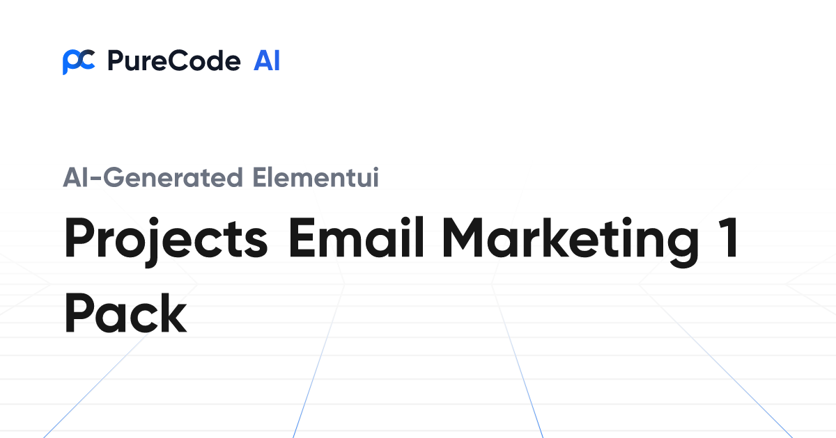 Build Great Elementui Projects email marketing 1 pack Components Faster ...